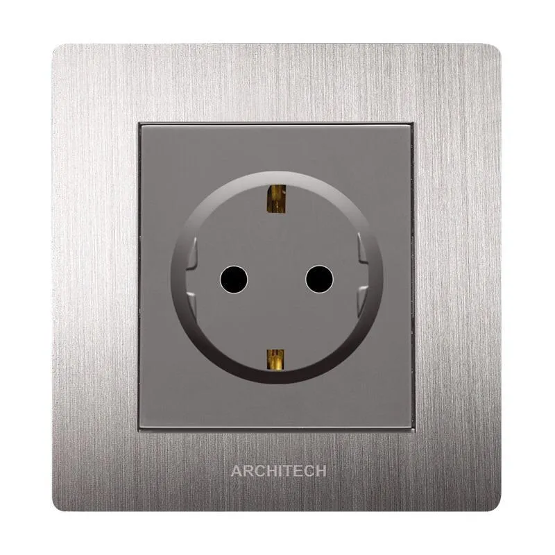 Stop kontak SILVER PLATINUM ARCHITECH | Saklar, Stop kontak, Socket ...
